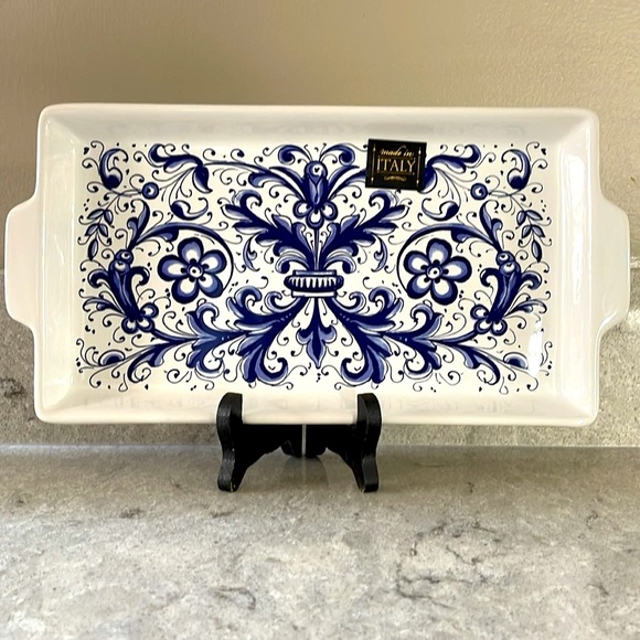 Nova Deruta | Kitchen | Nova Deruta Ceramica Serving Tray W Handles ...